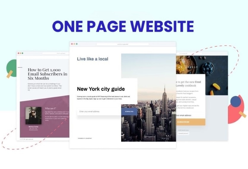 One page website là gì? Khi nào nên sử dụng web one page?